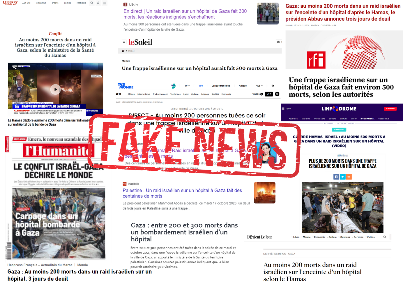 Les fake news et le conflit Israélo-Palestinien : Démêler la vérité de ...